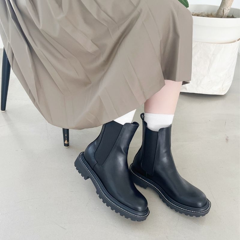 ビジューバックル付きスニーカーブーツ/NM22681 | ノイエマルシェ(neue