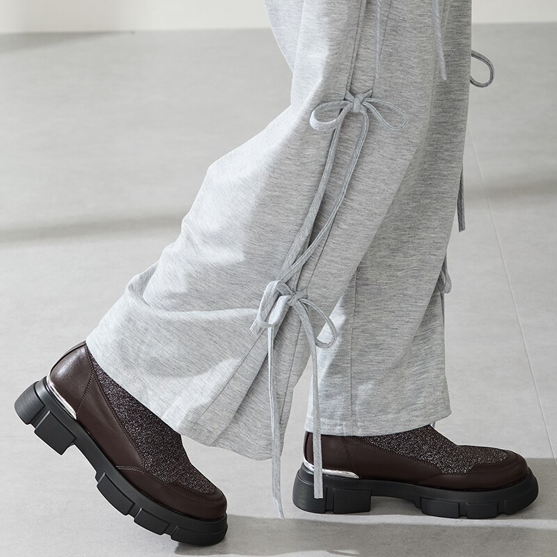 ふかふか厚手クッション入り【25秋冬新作】ニットソックスショート