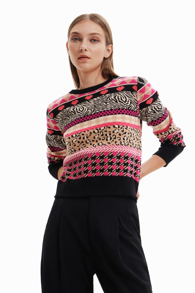 プリントライン セーター | デシグアル(Desigual) | マルイウェブチャネル