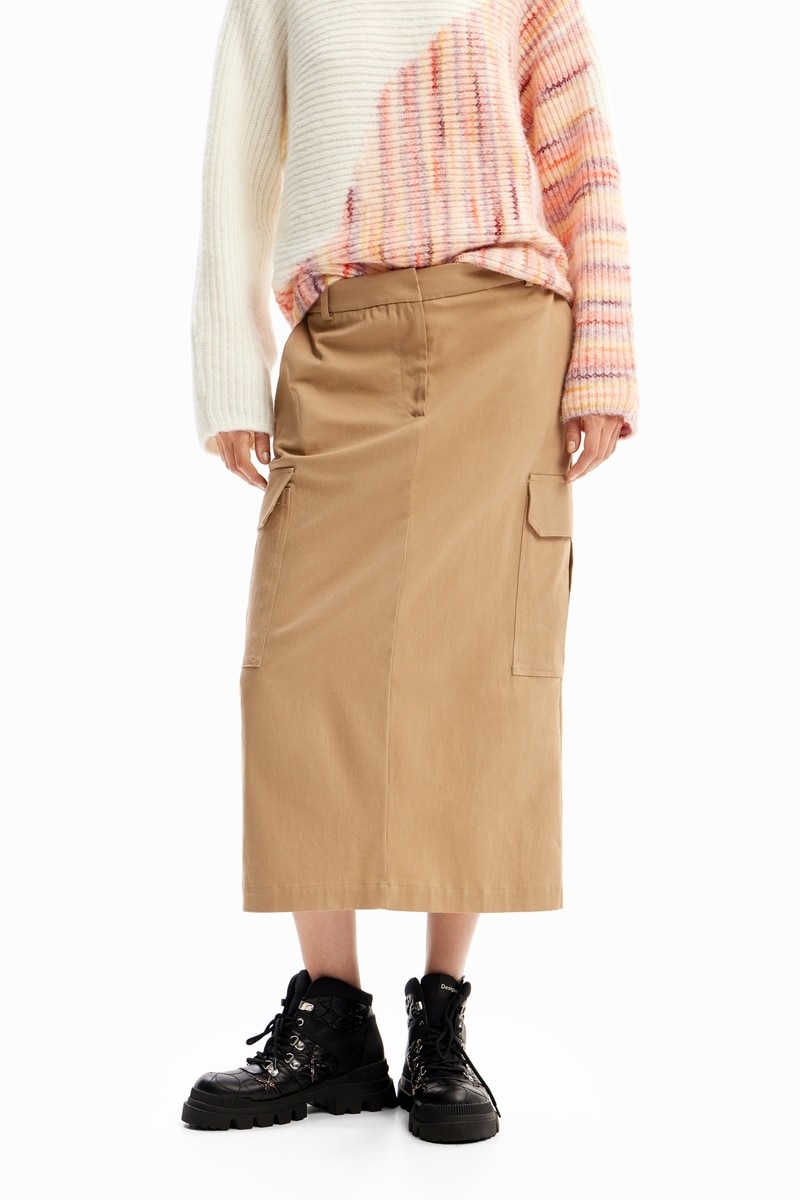 5サイズ展開】リップ柄プリントスカート 2026SS 新作 | デシグアル