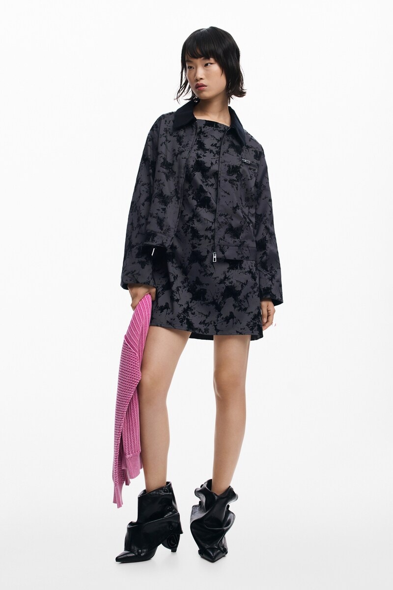 5サイズ展開/XS/XL】フロッグ加工ショートジャケット | デシグアル