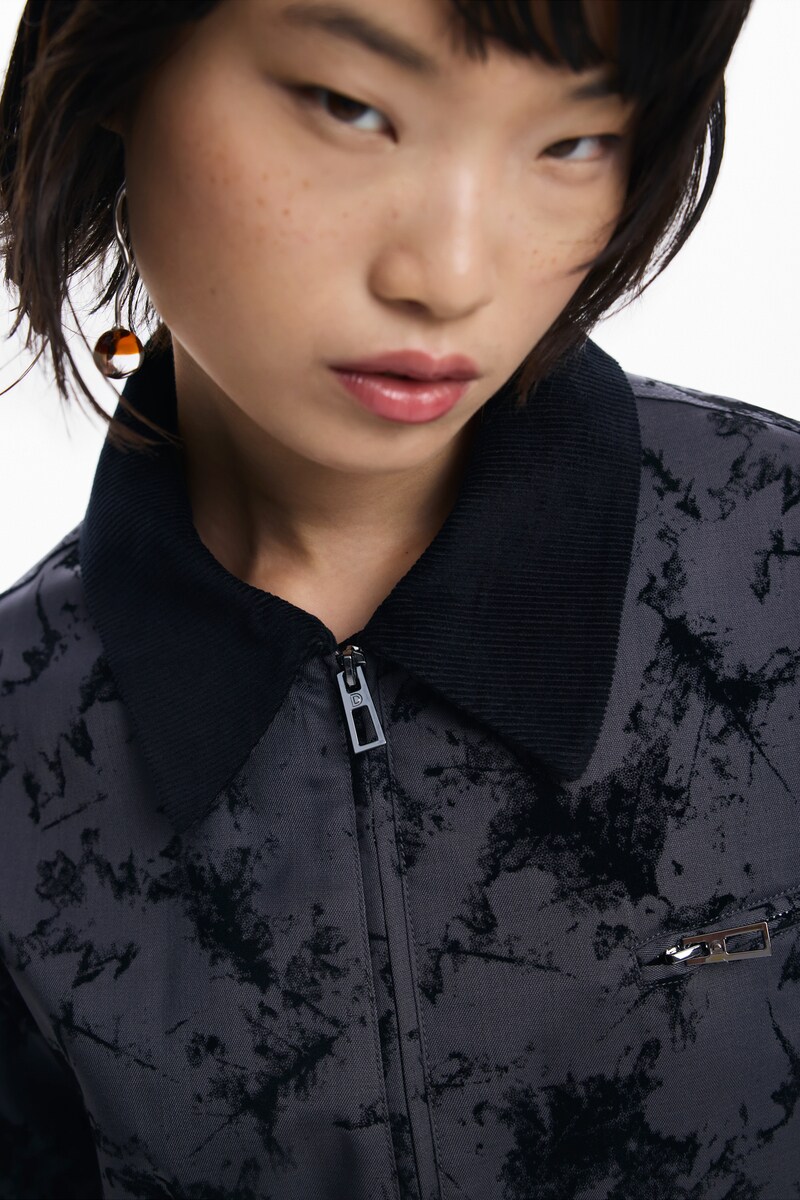 デシグアル（Desigual）/【5サイズ展開/XS/XL】フロッグ加工ショートジャケット 5サイズ展開/XS/XL】フロッグ加工ショートジャケット | デシグアル