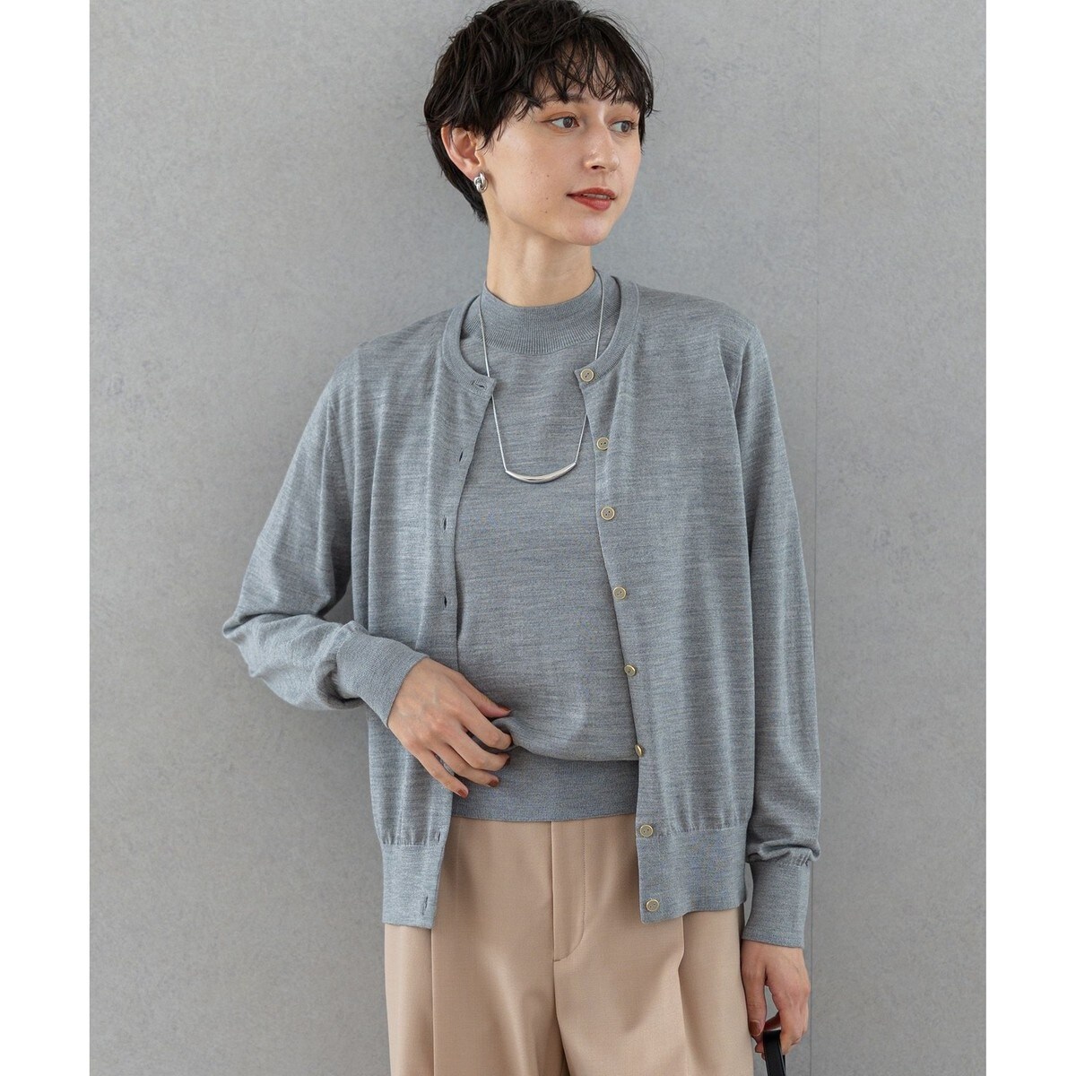 きれいめ洗える】ミラノリブ ロングニットカーディガン | アンタイトル