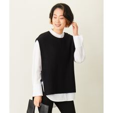 【洗える】 Oblong ニット ベスト | ICB | マルイウェブチャネル