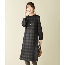 チェックジャカードジャージー ワンピース | Jプレス(J.PRESS) | マルイウェブチャネル