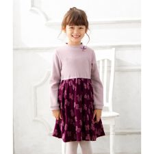 【140cm】テレコ裏起毛xジャガード ワンピース | エニィファム(any FAM) | マルイウェブチャネル