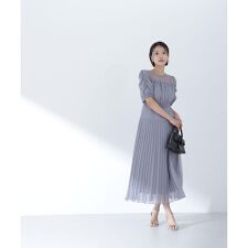 シアードットプリーツワンピース | ナチュラルビューティーベーシック(NATURAL BEAUTY BASIC) | マルイウェブチャネル