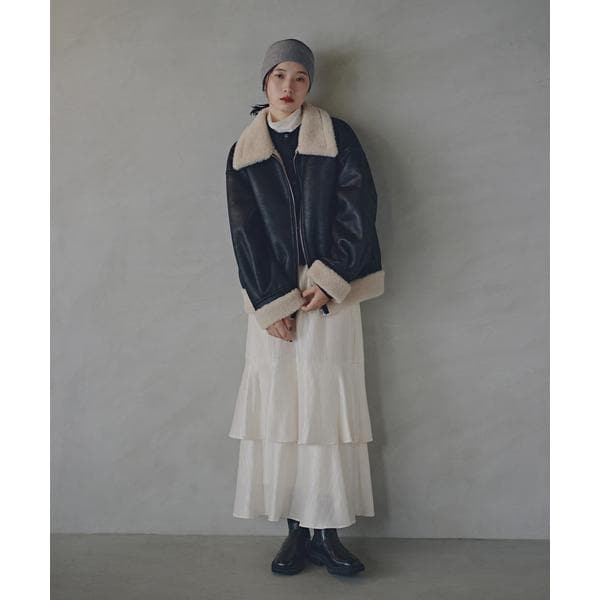 25秋冬新作＞3Dフラワーティアードスカート | ランダ(RANDA) | マルイ