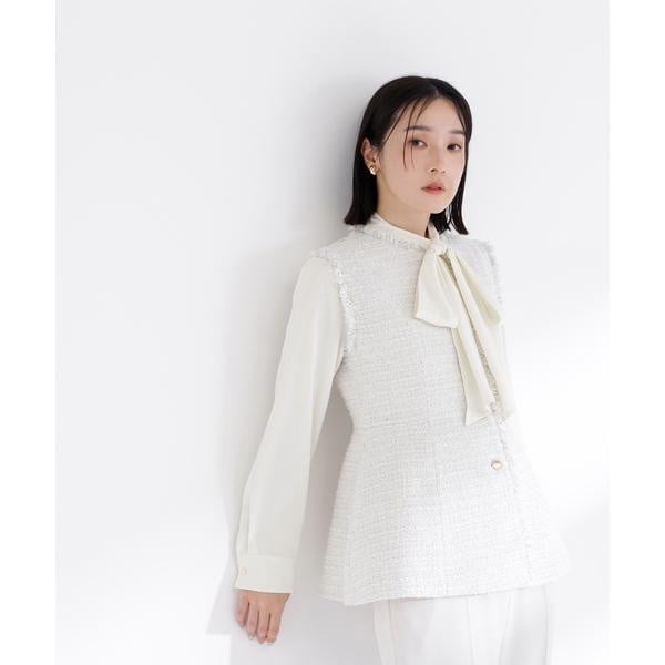 リラックス ややゆったり】m.f.エディトリアル ツイードボンディング