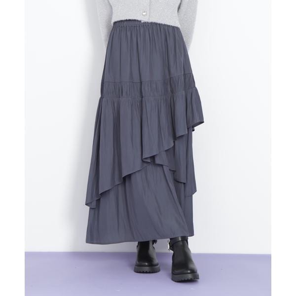 ダイバー素材インナーパンツ付スカート | ジル バイ ジル スチュアート