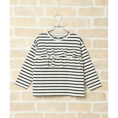 【キッズ】ボーダーティアードT（120?150cm） | イッカ(ikka) | マルイウェブチャネル