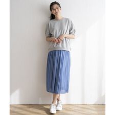 【2点セット】パフスリプルオーバープリーツスカートセット | イッカ(ikka) | 12680074 | ファッション通販 マルイウェブチャネル