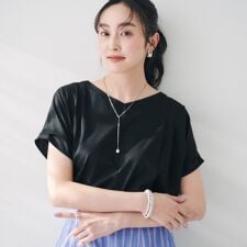 【洗える】タック入りフレンチスリーブプルオーバー | アンタイトル(UNTITLED) | マルイウェブチャネル