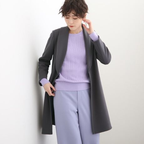 【こなれアウター】インナーボア ショールカラージャケット | インディヴィ(INDIVI) | 12741007 | ファッション通販 マルイ ...