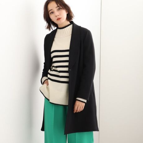 【こなれアウター】インナーボア ショールカラージャケット | インディヴィ(INDIVI) | 12741007 | ファッション通販 マルイ ...