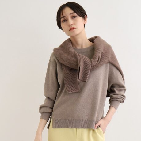 【洗える】コットンカシミヤ混ニット | インディヴィ(INDIVI) | マルイウェブチャネル