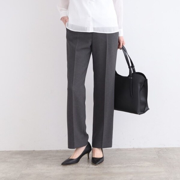 洗える／SETUP可能】ストレートラインパンツ | インディヴィ(INDIVI