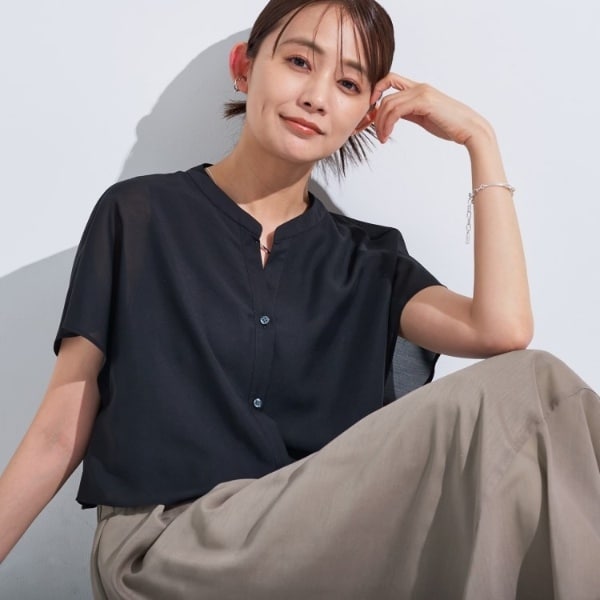 洗える】ビスチェレイヤード風トップス | インディヴィ(INDIVI