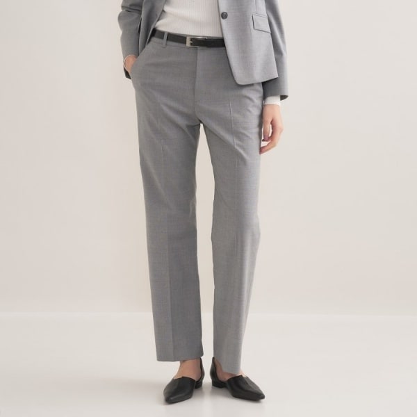 洗える／SETUP可能】ストレートラインパンツ | インディヴィ(INDIVI