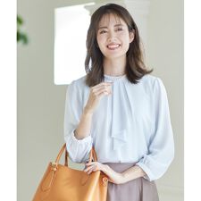 【フォーマル入卒洗える】タイ風ディテールシフォンブラウス | リフレクト(Reflect) | 10116003 | ファッション通販 マルイ ...