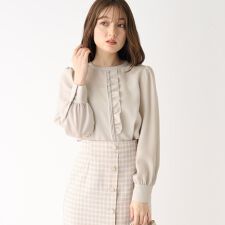 バンドカラー フリルブラウス | インデックス(index) | C5886014 | ファッション通販 マルイウェブチャネル
