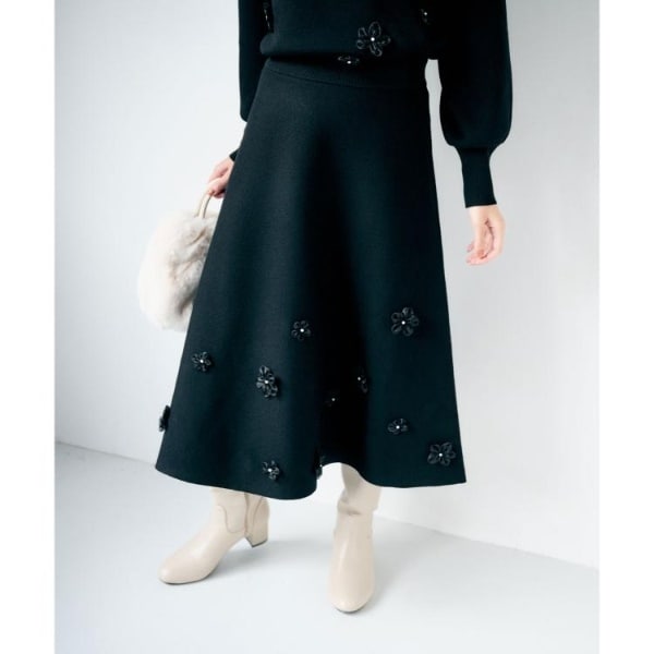 25秋冬新作＞3Dフラワーティアードスカート | ランダ(RANDA) | マルイ