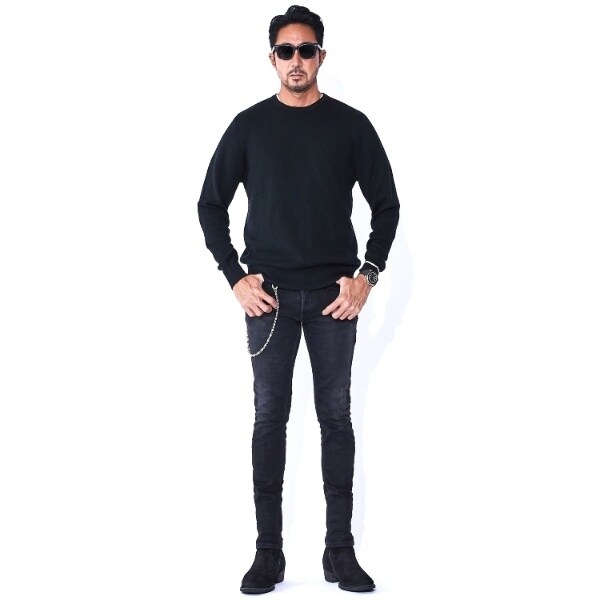 干場義雅×DRESSTERIOR】ブラックスキニーデニムパンツ | ドレステリア