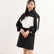 フード付き切替ワンピース | ピンクラテ(PINK-latte) | 31956003 | ファッション通販 マルイウェブチャネル