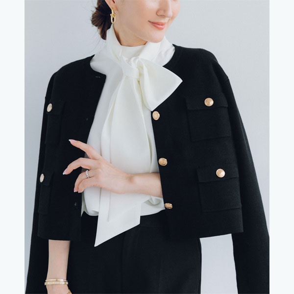 フェザージャケット【ハンドウォッシャブル】 | プチ オンフルール