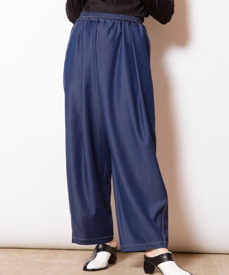 ポリエステルデニムタックパンツ | オズモーシス(OSMOSIS) | マルイ