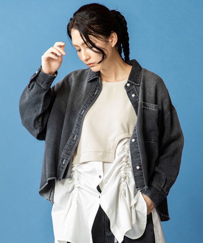 サイドドロストレース切替シャツ | オズモーシス(OSMOSIS) | マルイ