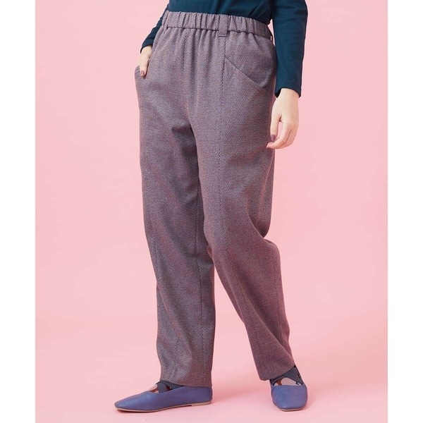 Mucho hilo ツイードテーパードパンツ | ホコモモラ(JOCOMOMOLA