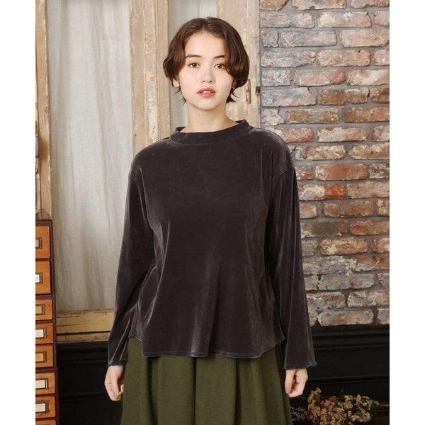 ベロアチュール プルオーバーカットソー | ホコモモラ(JOCOMOMOLA
