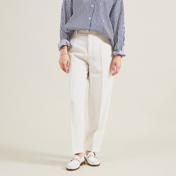 セットアップ対応】ツィルセンタープレスパンツ | ルージュ・ヴィフ