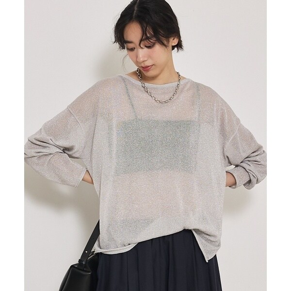 大人気ラメシリーズ】ラメシアーボックスニット | カリテ(qualite