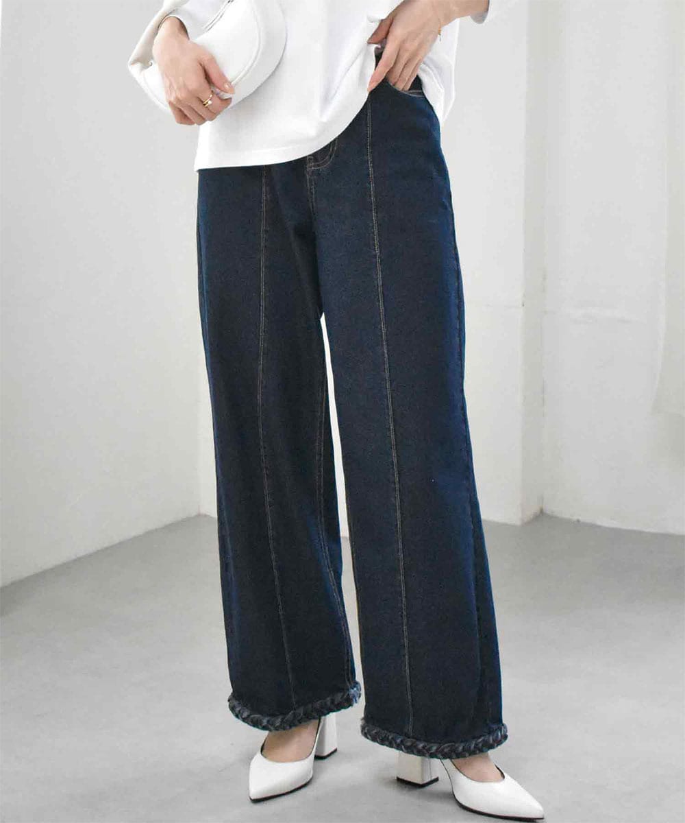 裾デザインデニム | ラナン(Ranan) | マルイウェブチャネル