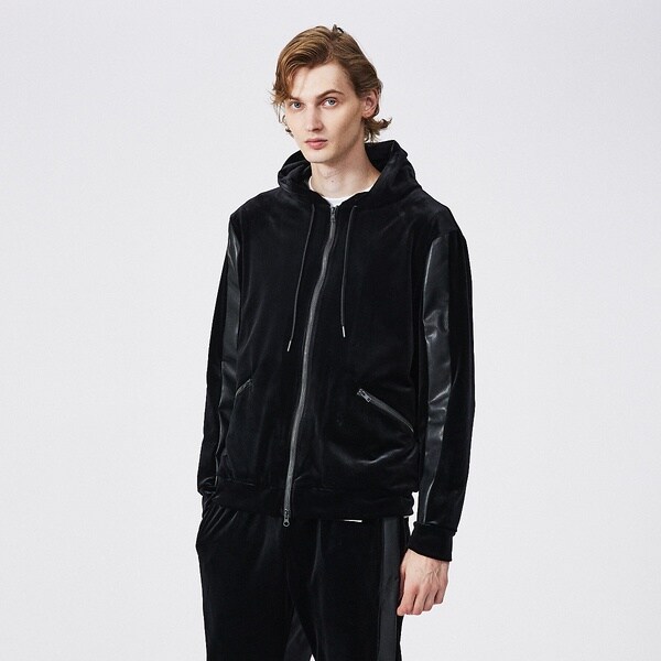 LEON別注/セットアップ対応】ベルベット ジップ フーディー | 5351