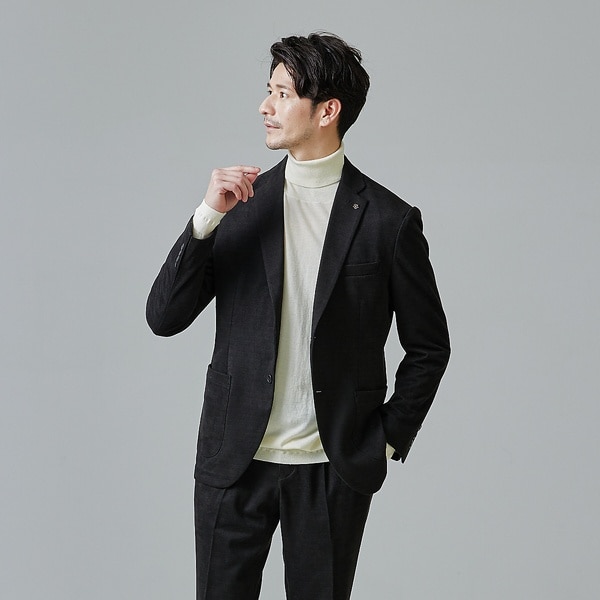 セットアップ対応/FLEX JACKET】ネオスウェード ツイル ジャケット