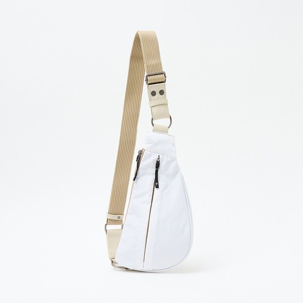 L.E.D.BITES】アシンメトリーボディバッグ ボンディングナイロン B