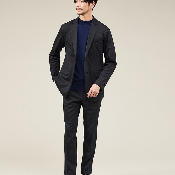 セットアップ対応】シルキータッチ ウォッシャブル ジャケット