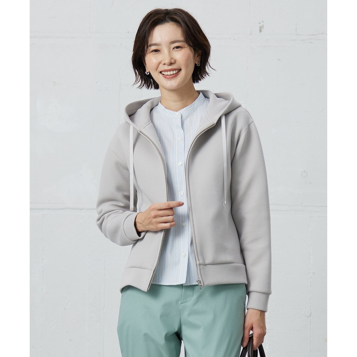 GANNI】OVERSIZED ZIP HOODIE | アダムエロペ(ADAM ET ROPE GANNI】OVERSIZED ZIP HOODIE | アダムエロペ(ADAM ET ROPE