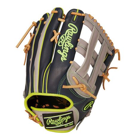 ﾍﾞｰｽﾎﾞｰﾙ 軟式 HYPER TECH COLOR SYNC Y719-ネイビー/グレー | ローリングス(rawlings) | マルイウェブチャネル