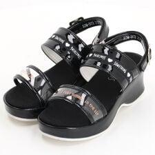 サムシング 軽量 かわいい シースルー ロゴ バックベルト ヒールアップ サンダル SOM-3172 | サムシング(SOMETHING) | SOM-3172 | マルイウェブチャネル