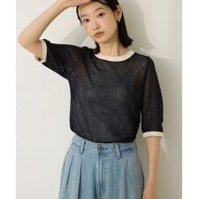 メッシュニットリンガーTシャツ | アメリカンホリック(AMERICAN HOLIC) | マルイウェブチャネル