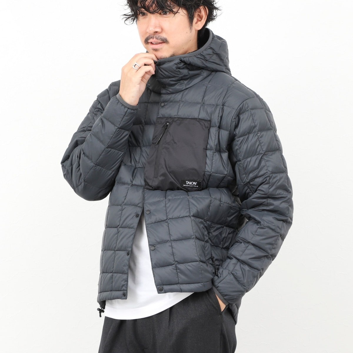 TAION/タイオン】WORK W-ZIP VOLUME DOWN JACKET 25AW | ノーリーズ