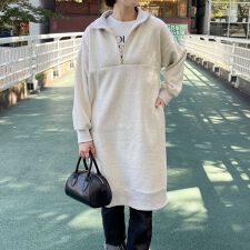 起毛裏毛ハーフZIPワンピース | フレディ＆グロスター(FREDY&GLOSTER) | 4-0328-1-23-002 | マルイウェブチャネル