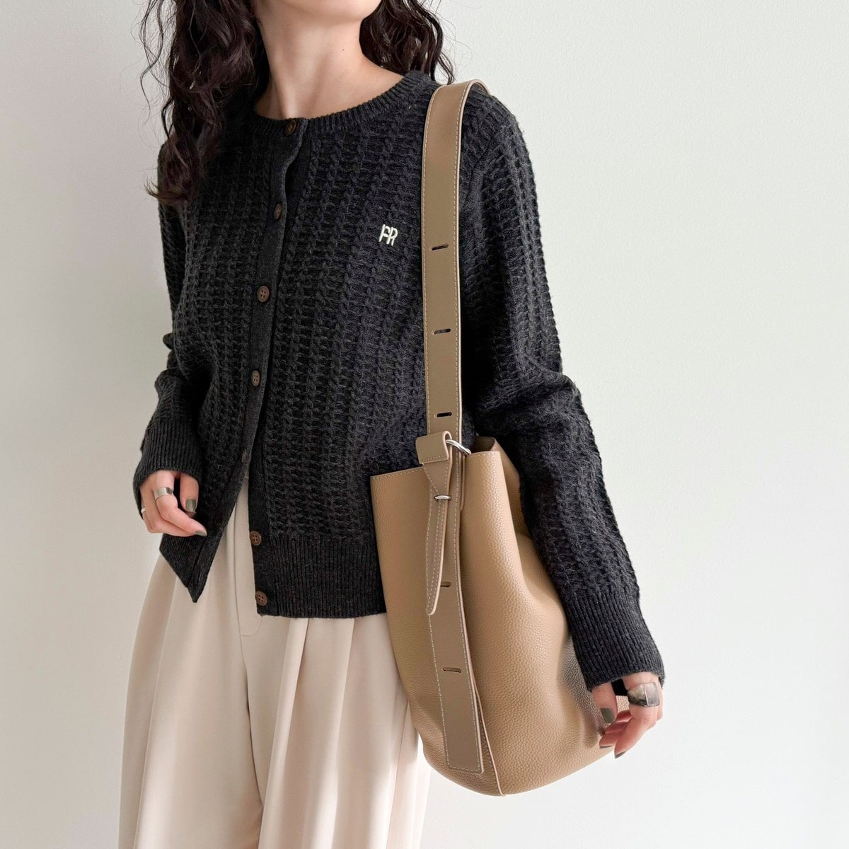 タテ型2wayレザーホーボーバッグ | フレディエミュ(fredy emue