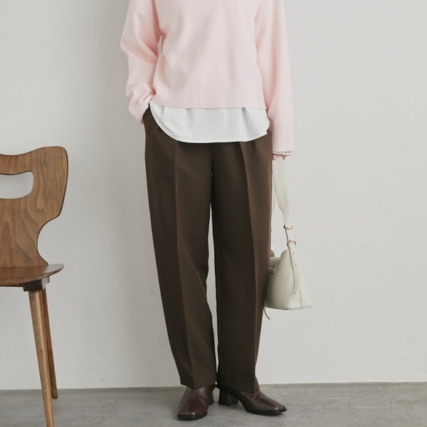 グレンチェックハイウエストワイドパンツ | ドゥ アルシーヴ(Doux