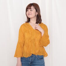 インド綿レーシーVネックブラウス | チーク(Cheek) | 202561809005 | マルイウェブチャネル