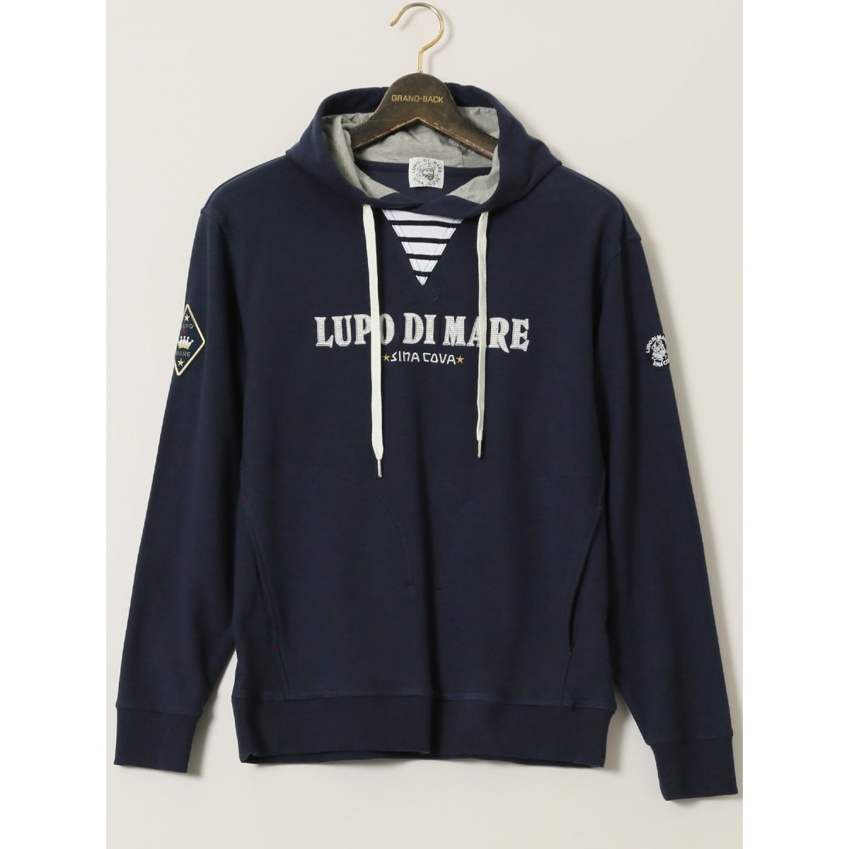 グランバック（GRAND−BACK）/【大きいサイズ】シナコバ 裏毛 ハーフジップ 長袖プルオーバー 大きいサイズ】シナコバ 裏毛 ハーフジップ 長袖プルオーバー | グラン